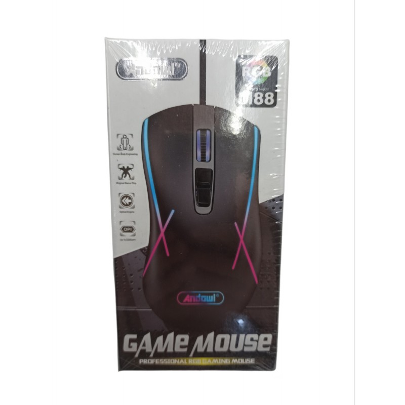 ΕΝΣΥΡΜΑΤΟ ΠΟΝΤΙΚΙ ΜΕ LED RGB ΦΩΤΙΣΜΟ ANDOWL M88 - Marafeti