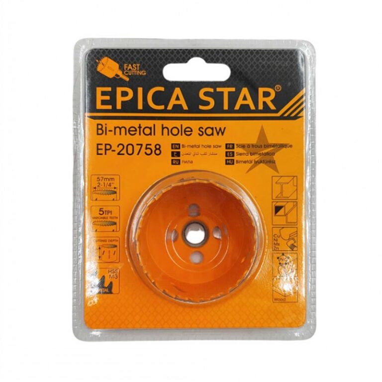 EPICA STAR ΠΟΤΗΡΟΤΡΥΠΑΝΟ 2-1/4" 57mm EP-20758 - Marafeti