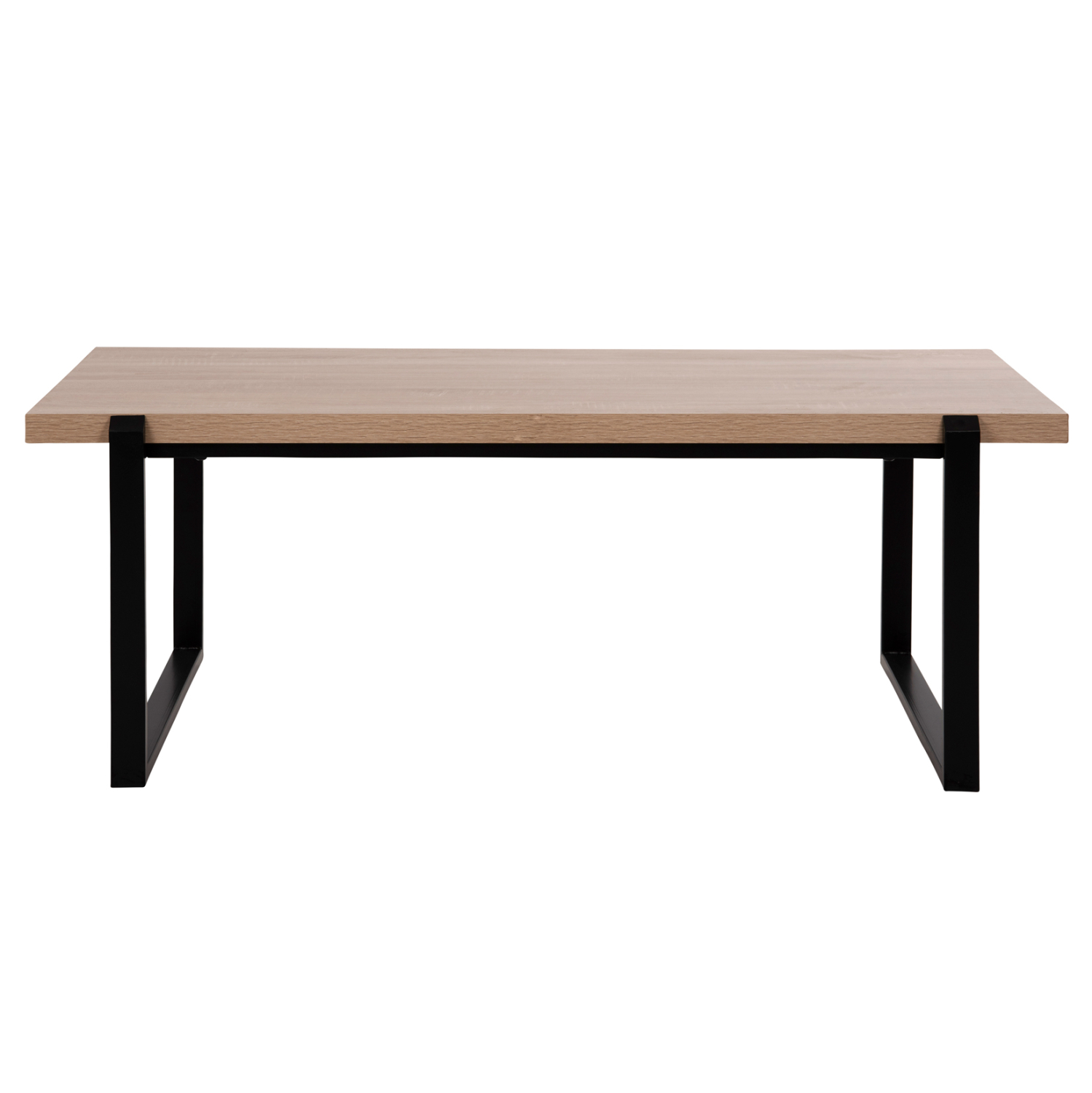 ΤΡΑΠΕΖΙ ΣΑΛΟΝΙΟΥ FB99585.03 MDF SONOMA-ΜΑΥΡΗ ΜΕΤΑΛΛΙΚΗ ΒΑΣΗ ...